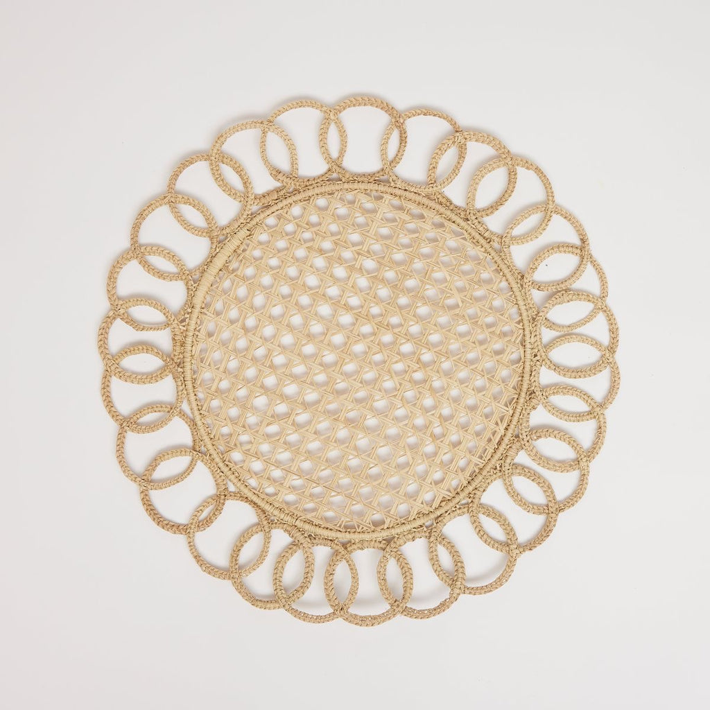 POSA PLATO INDIVIDUAL ARO CRUDO – HOLY HOME