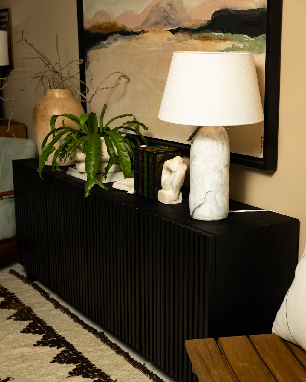 APARADOR RIPADO FIRENZE NEGRO – HOLY HOME